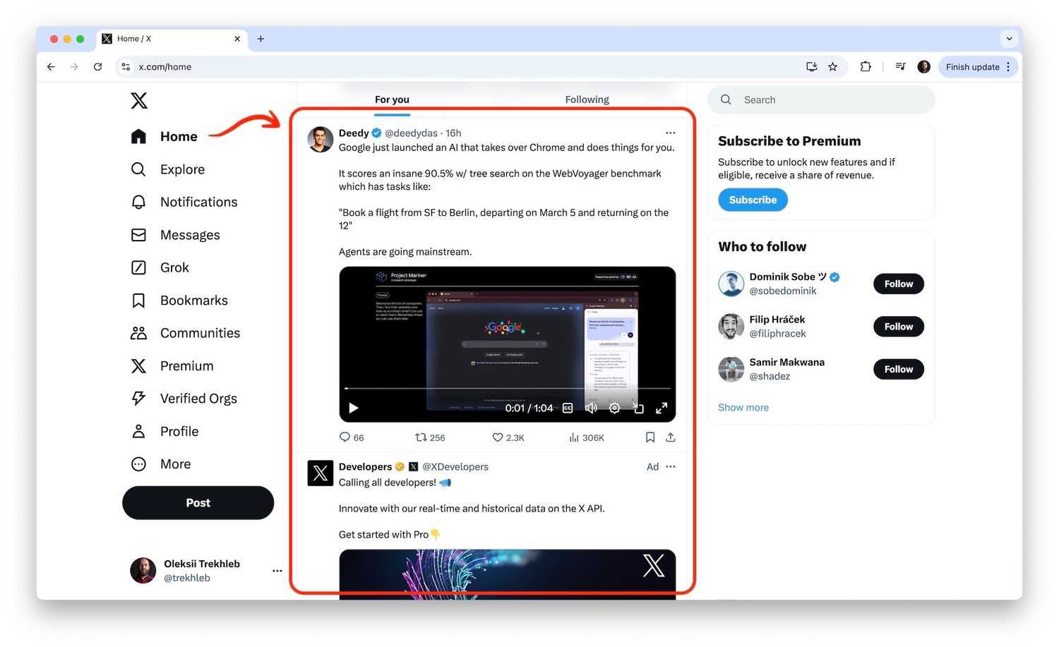 API Design of X (Twitter) Home Timeline | Trekhleb