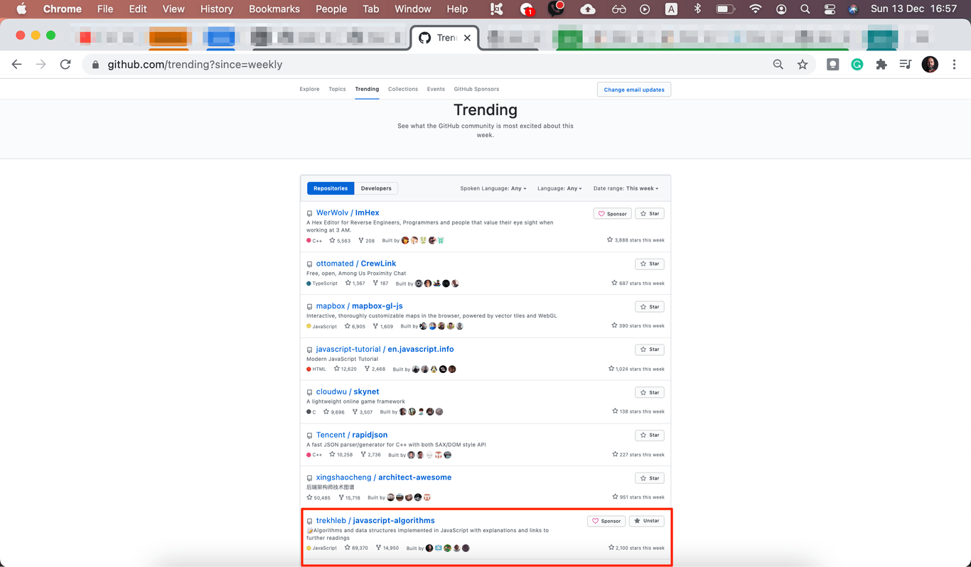 Trekhleb | 📝 JavaScript Algorithms and Data-Structures